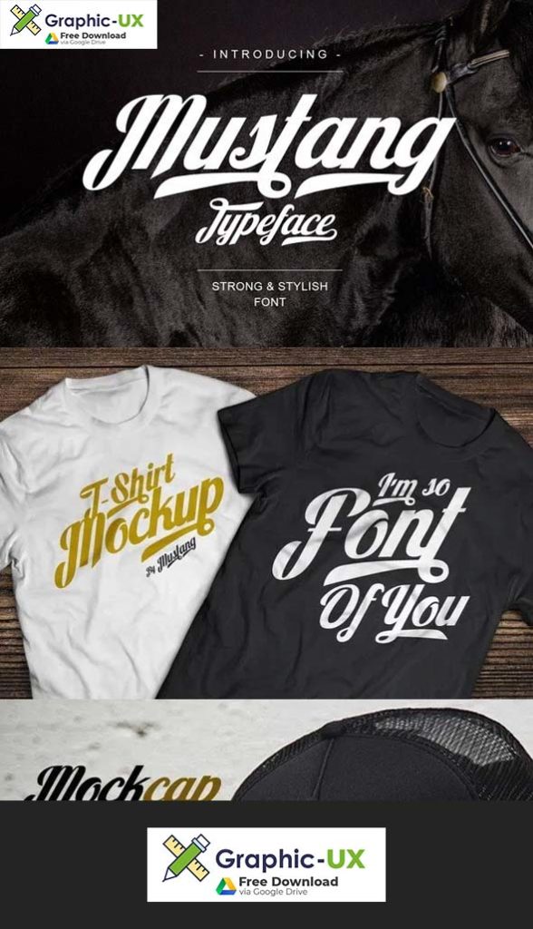 Mustang Script Font Free Download – GraphicUX