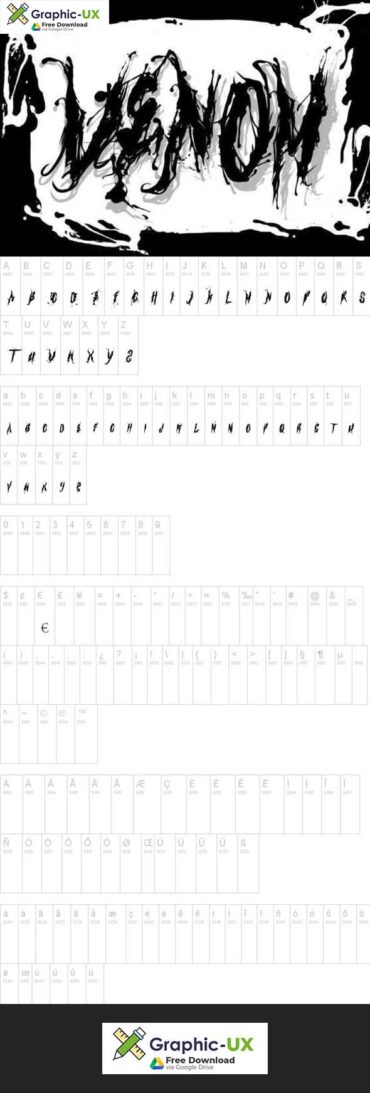 Venom Font – GraphicUX
