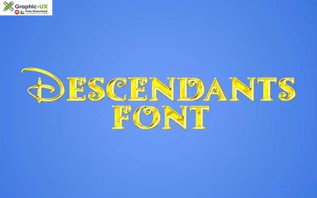 Descendants font For Free Download